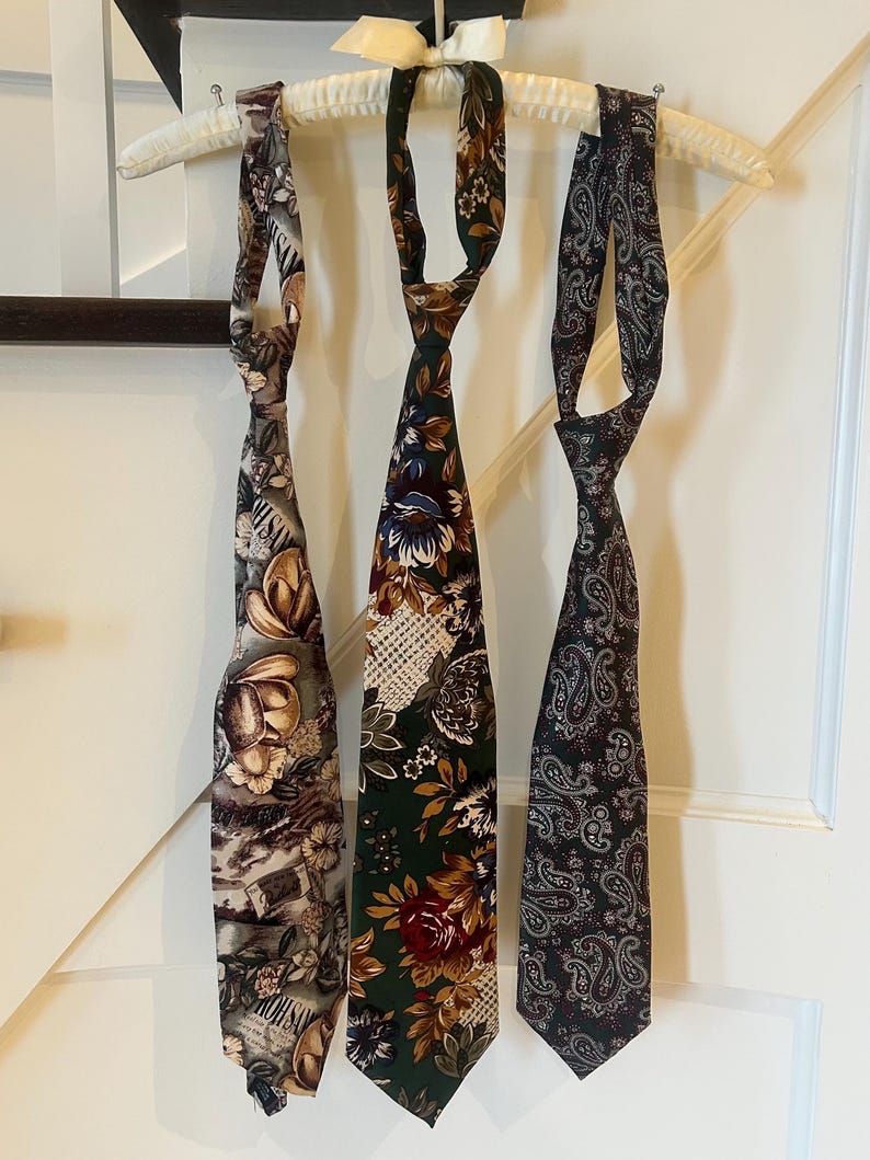 Vintage European Silk Ties - Designer Men's Fashion - Etsy