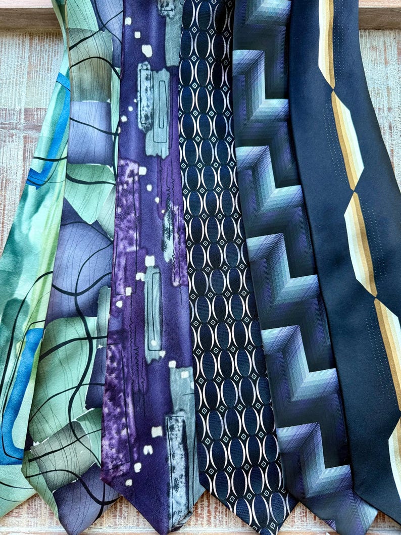 Vintage European Silk Ties - Designer Men's Fashion - Etsy