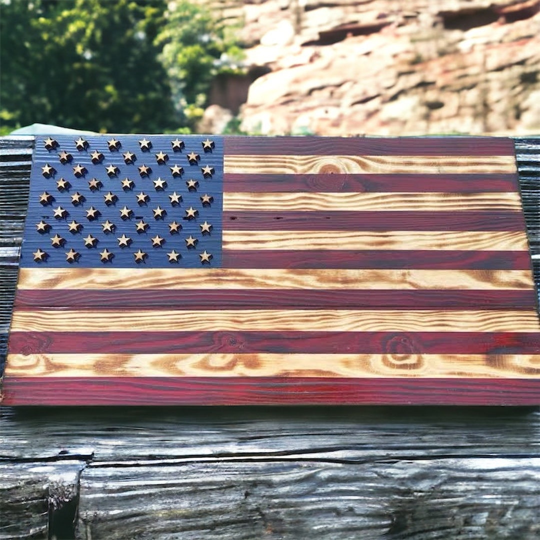 Handmade American Flag, USA Flag, United States Flag, Gift Ideas, Gift ...