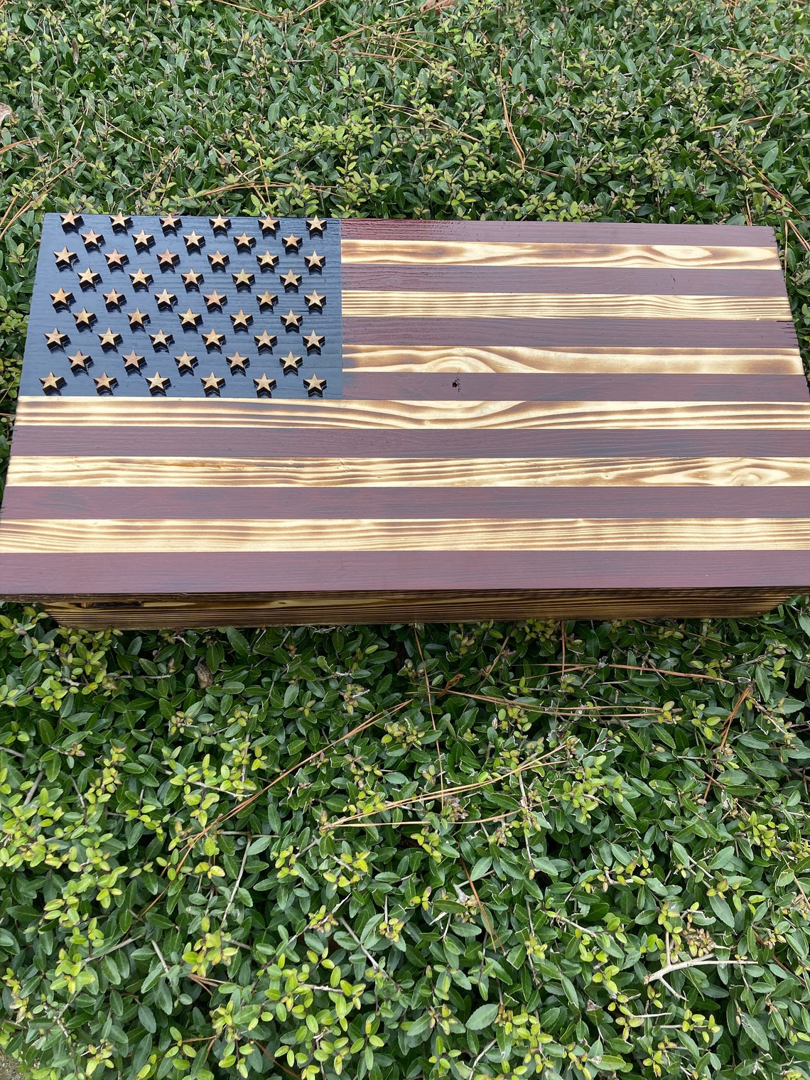 American Flag Concealed Sliding Wall Hanger American Flag - Etsy