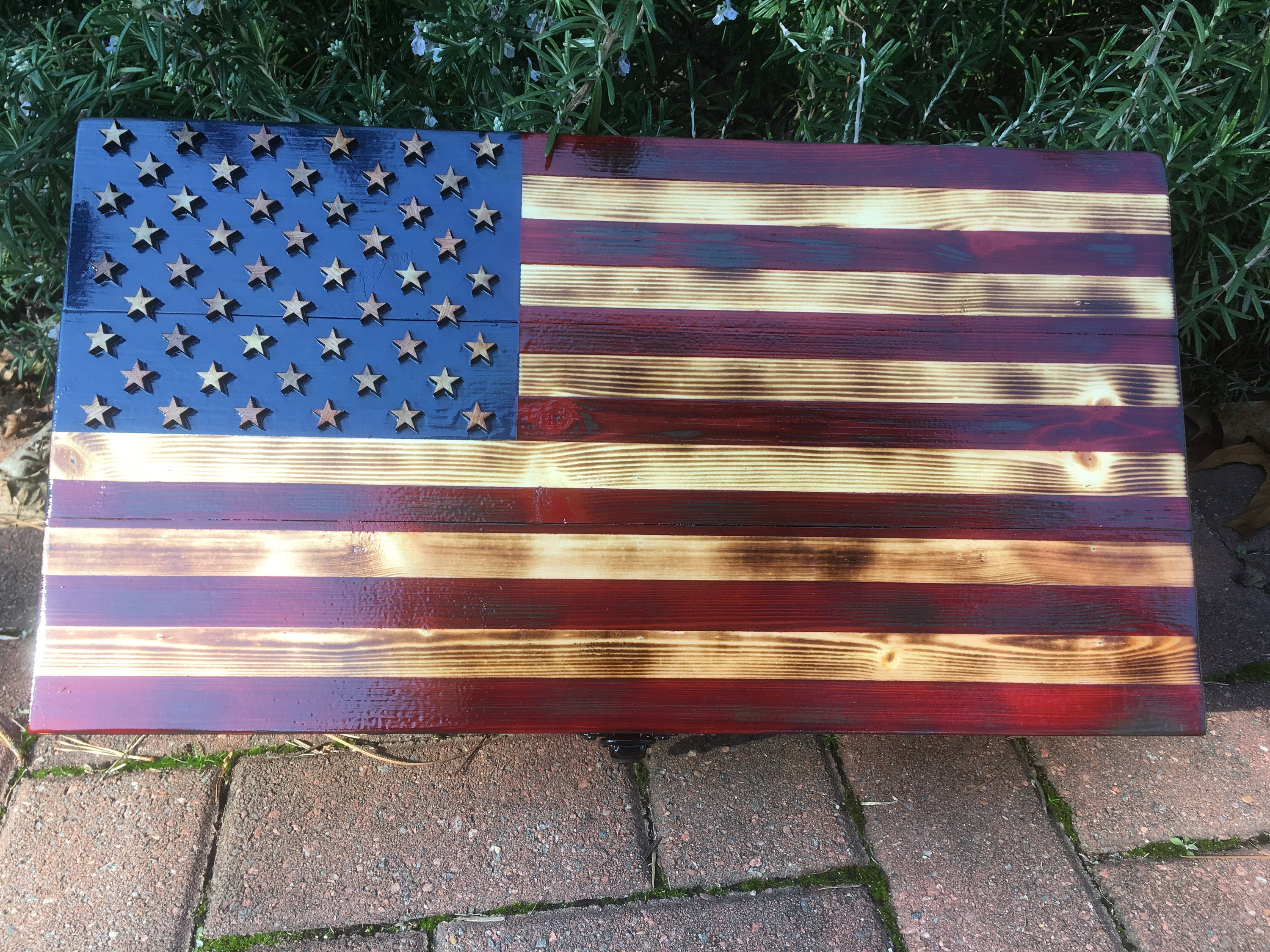 American Flag Gun Box United States USA Flag Christmas | Etsy