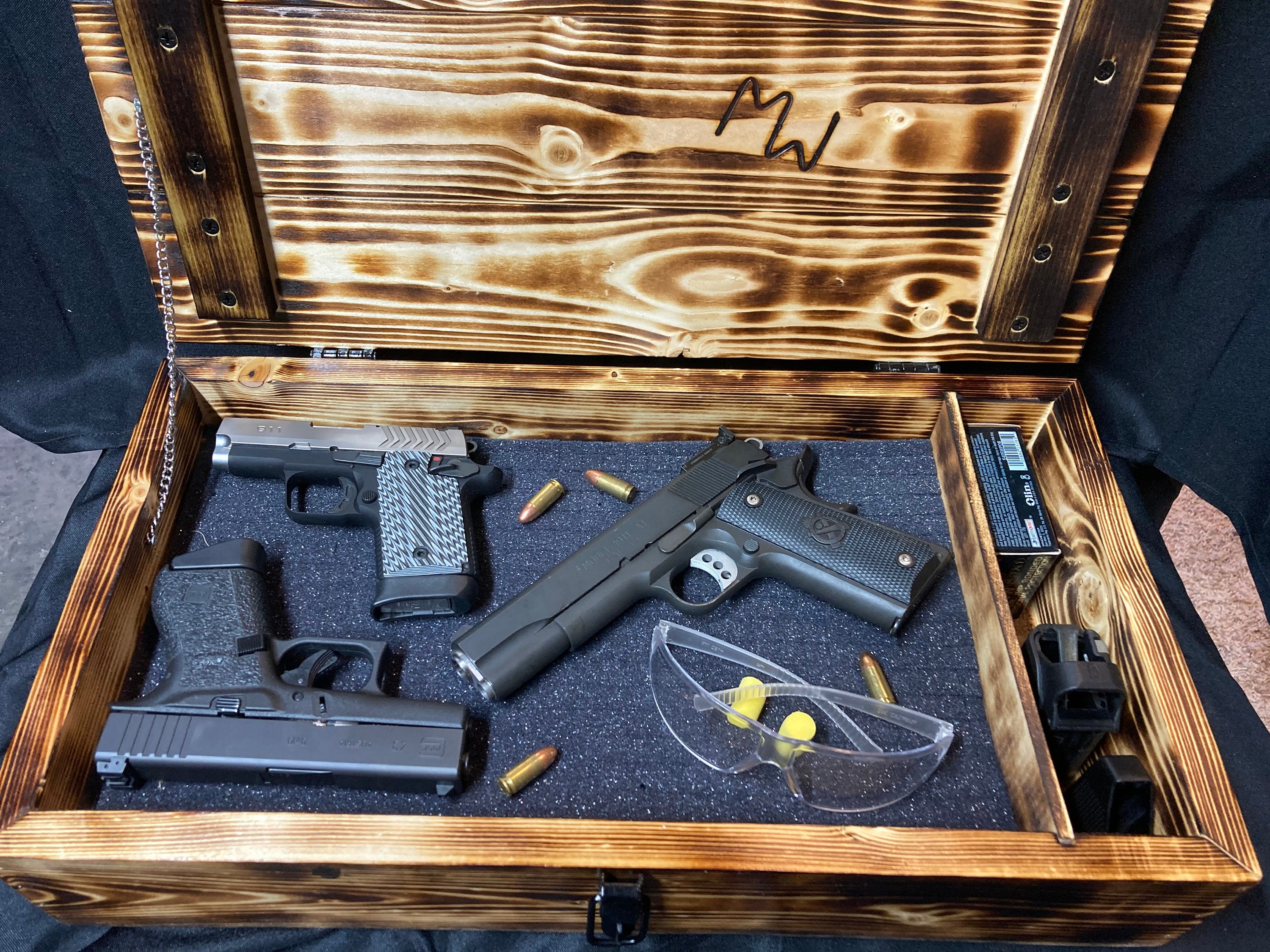 1776 American Flag Gun Box, Betsy, Gift Ideas, Gift, Concealed Box ...