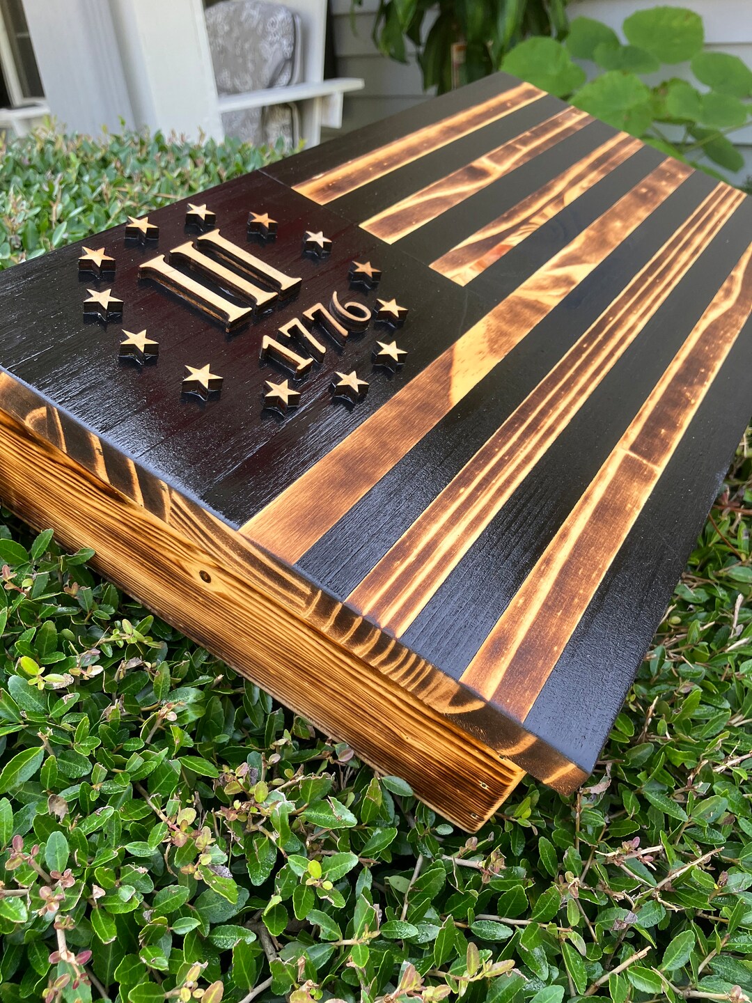 American Flag %3 Concealed Sliding Wall Hanger American Flag - Etsy