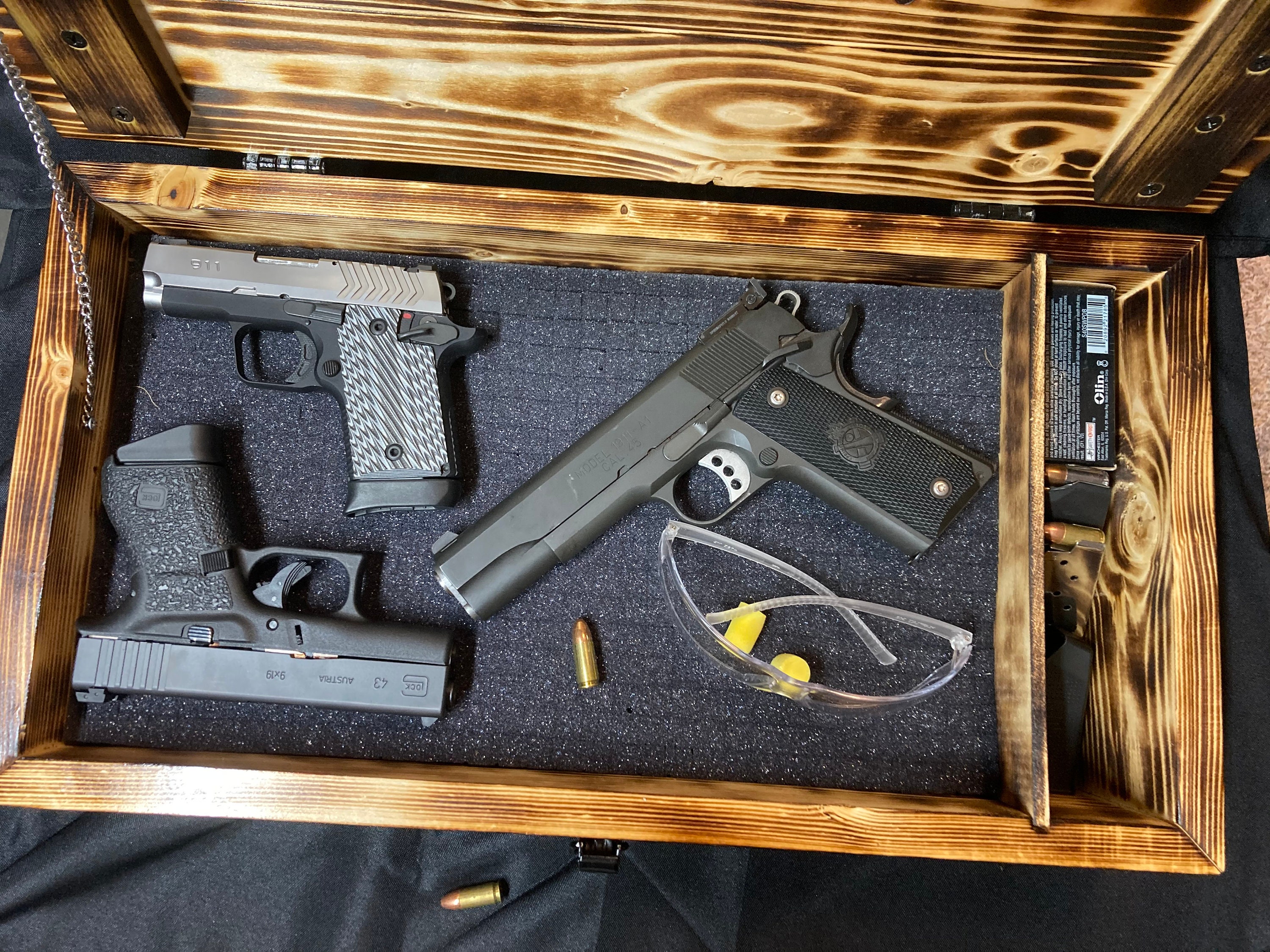 American Flag Gun Box United States USA Flag Christmas | Etsy