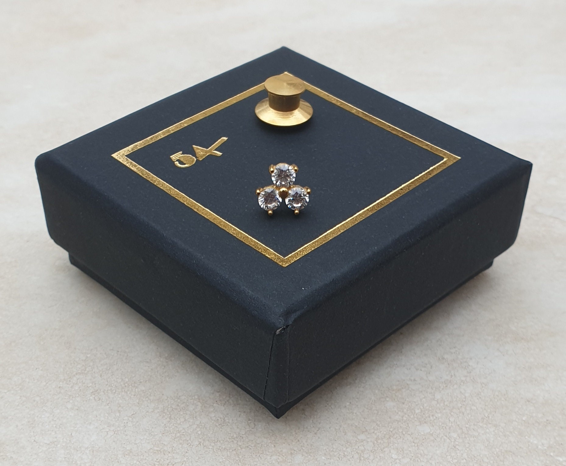 Masonic Lapel Pin – Three Dots (clear Semiprecious Stones) - Etsy