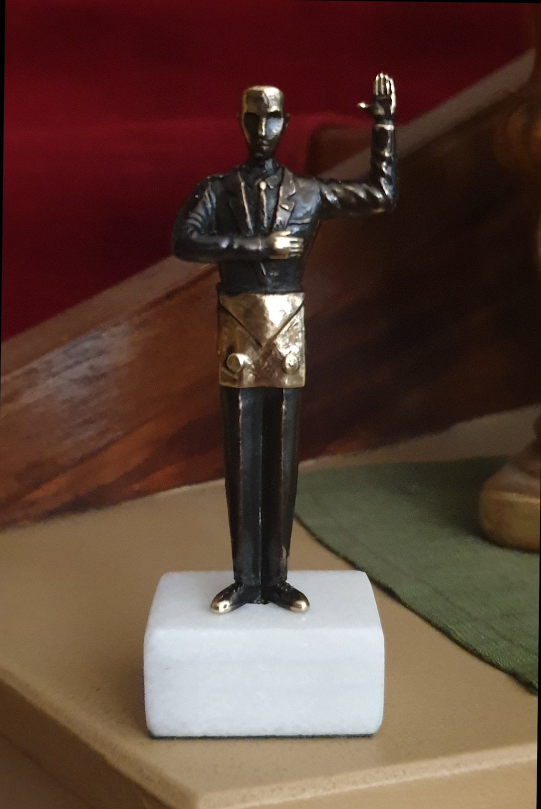 Fellow Craft Masonic Statue, Second Degree - Etsy