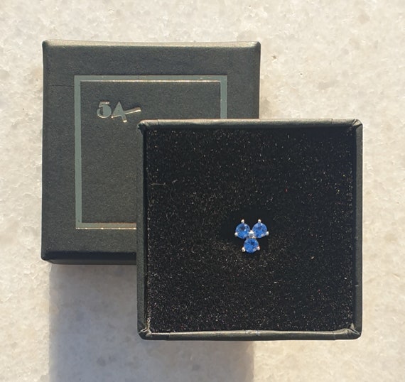 Masonic Lapel Pin Three Dots light Blue Semiprecious | Etsy