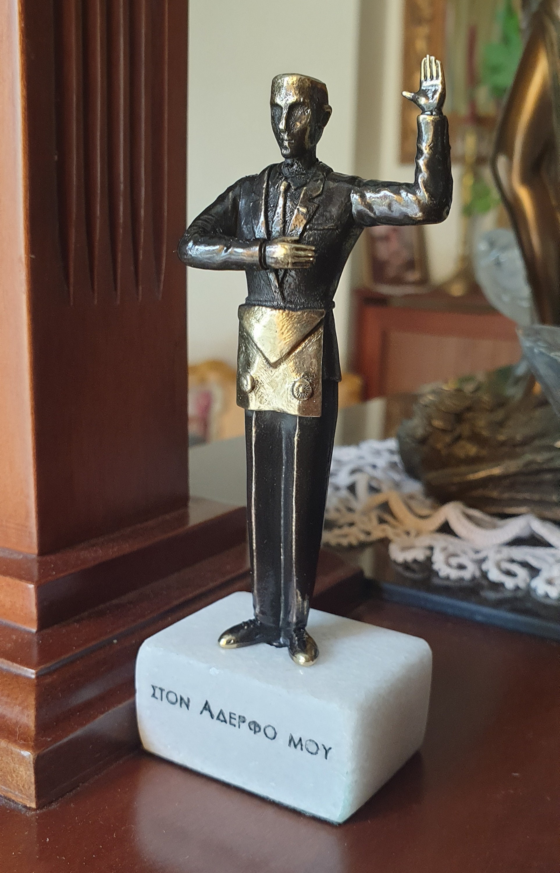 Fellow Craft Masonic Statue Second Degree - Etsy UK