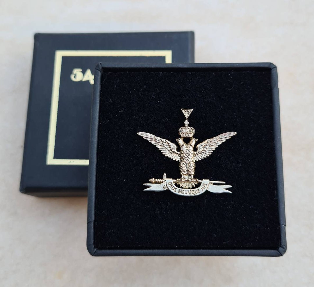 Masonic Lapel Pin – Double Headed Eagle of the Ancient and Accepted ...