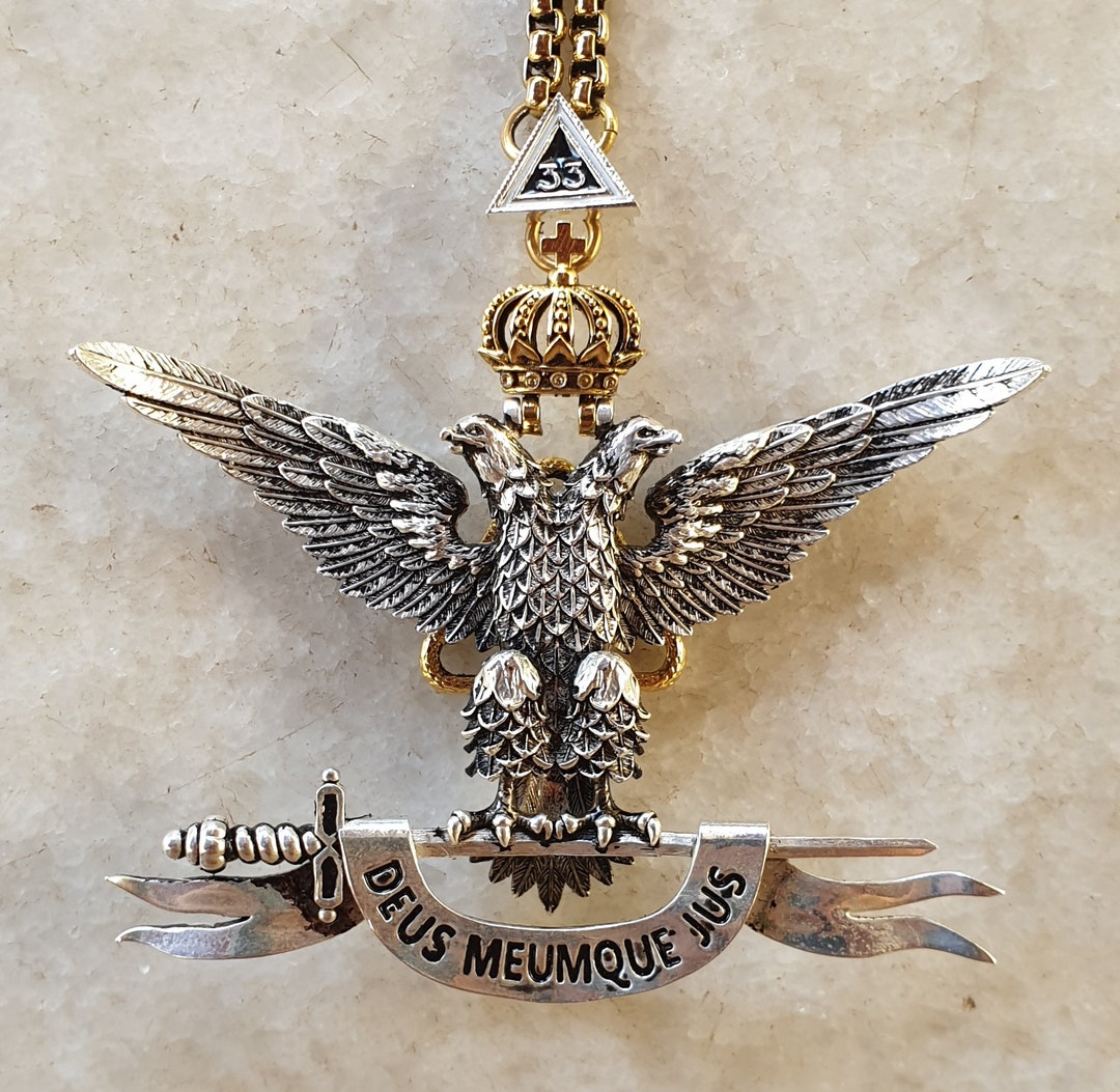 Masonic Collar Jewell - Inspector General of the 33rd Degree for the ...