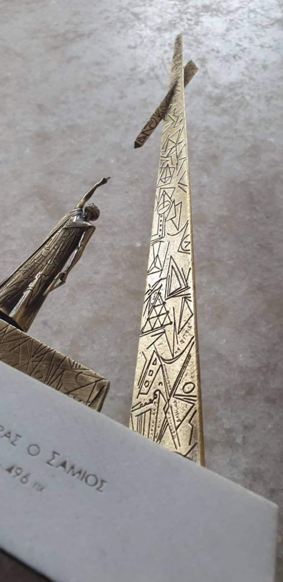 Pythagoras Statue - Etsy