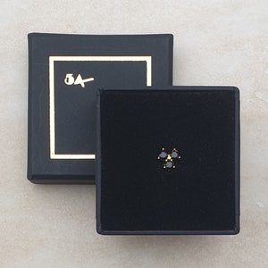 Masonic Lapel Pin – Three Dots (black Semiprecious Stones) - Etsy