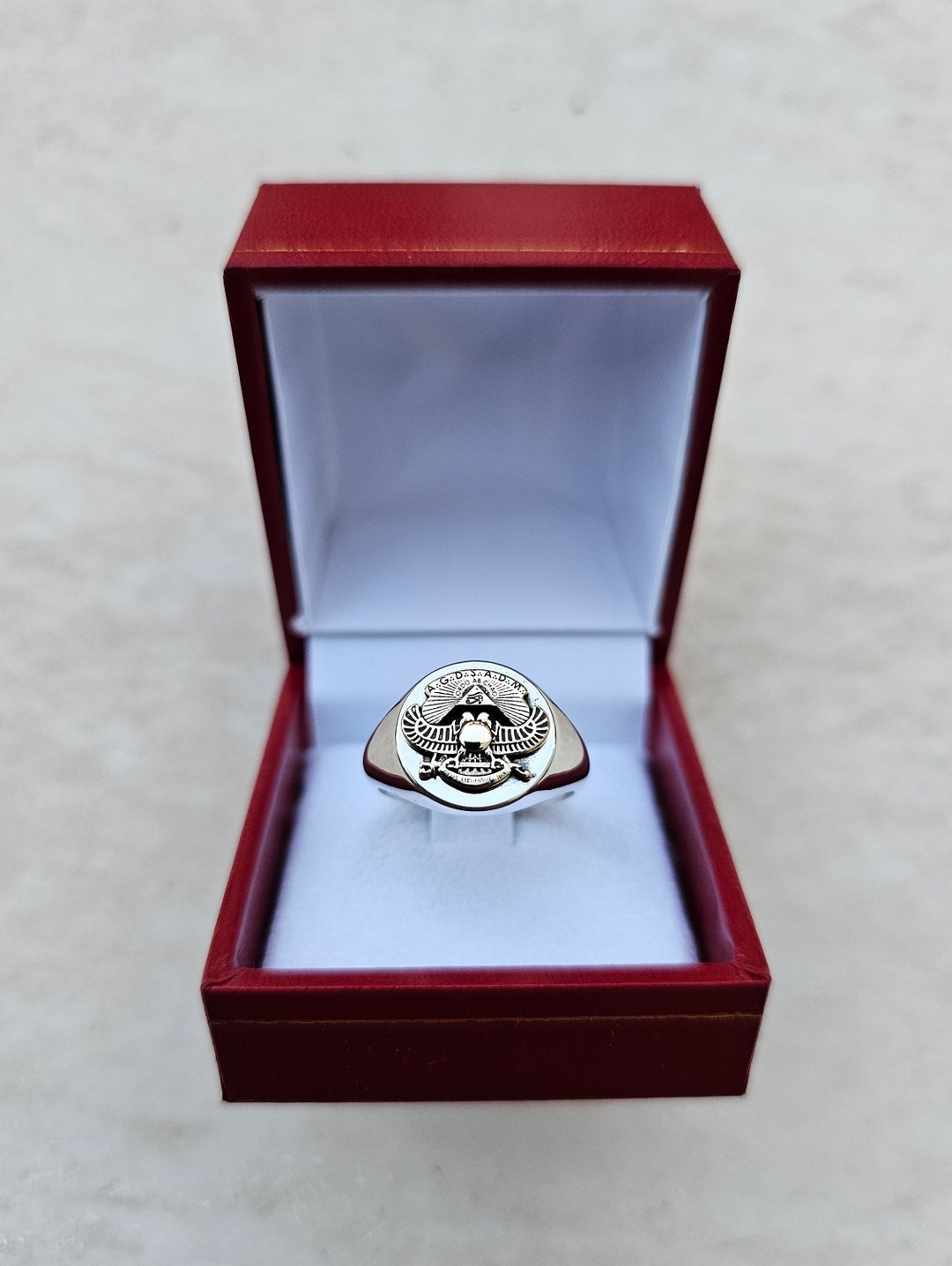 Memphis Misraim Ring - Etsy
