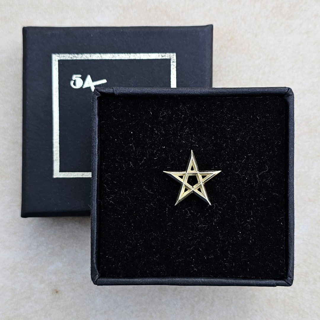 Masonic Lapel Pin - Pentagram - Etsy