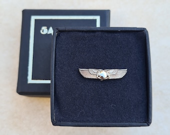 History Egyptian Ur Uatchti Winged Sun Disk Pediment Hieroglyph ...