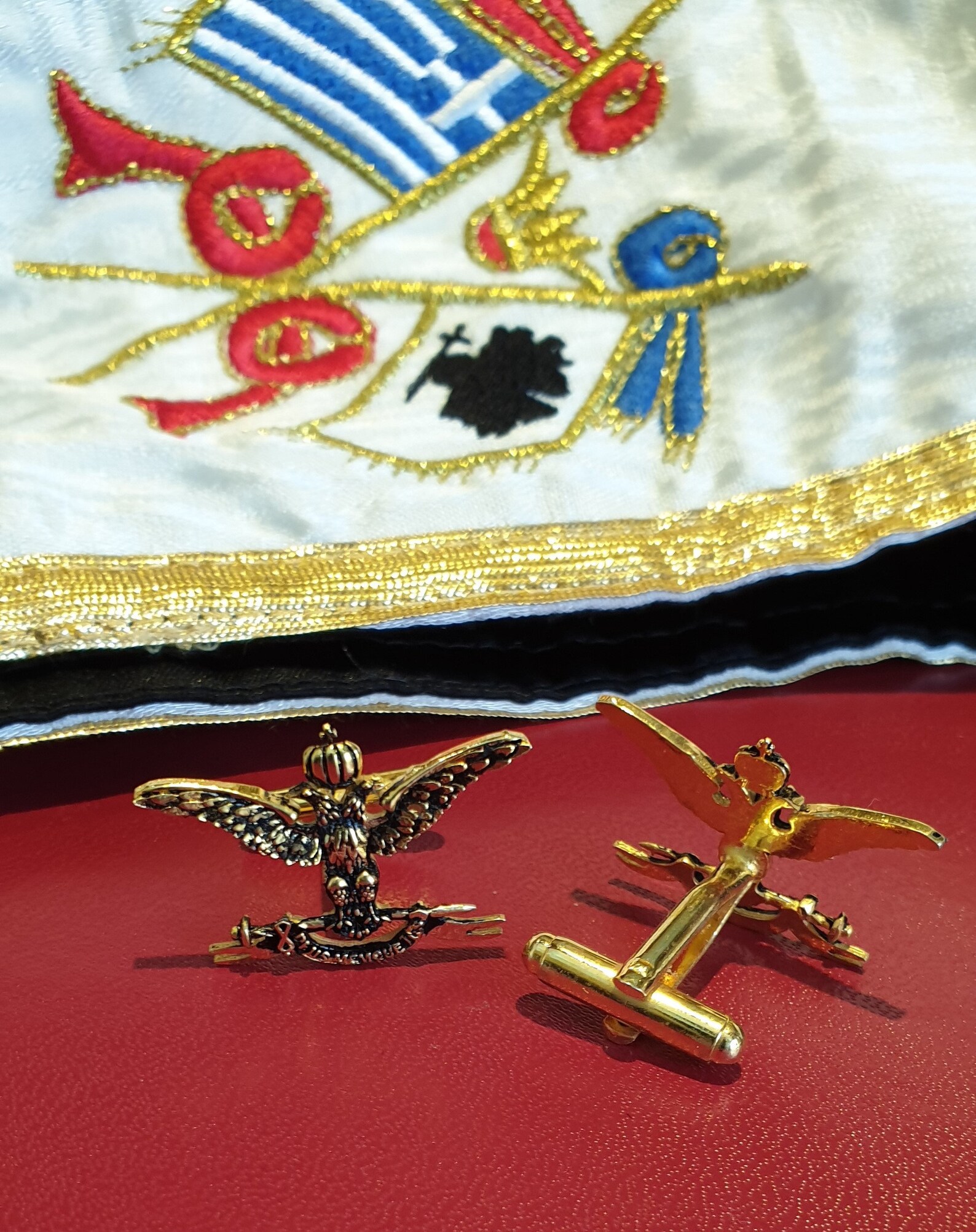 Masonic Cufflinks Double Headed Eagle of the Ancient and | Etsy