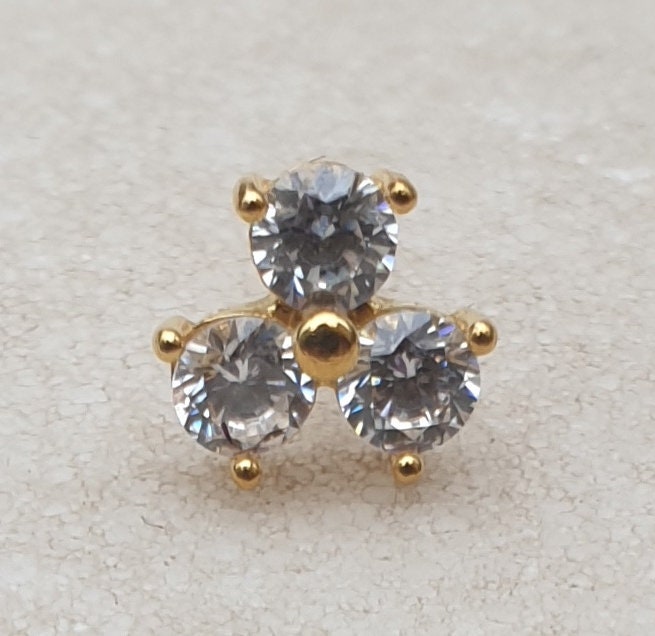 Masonic Lapel Pin – Three Dots (clear Semiprecious Stones) - Etsy