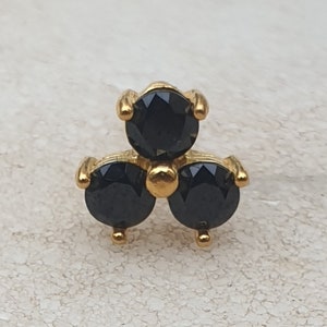 Masonic Lapel Pin – Three Dots (black Semiprecious Stones) - Etsy