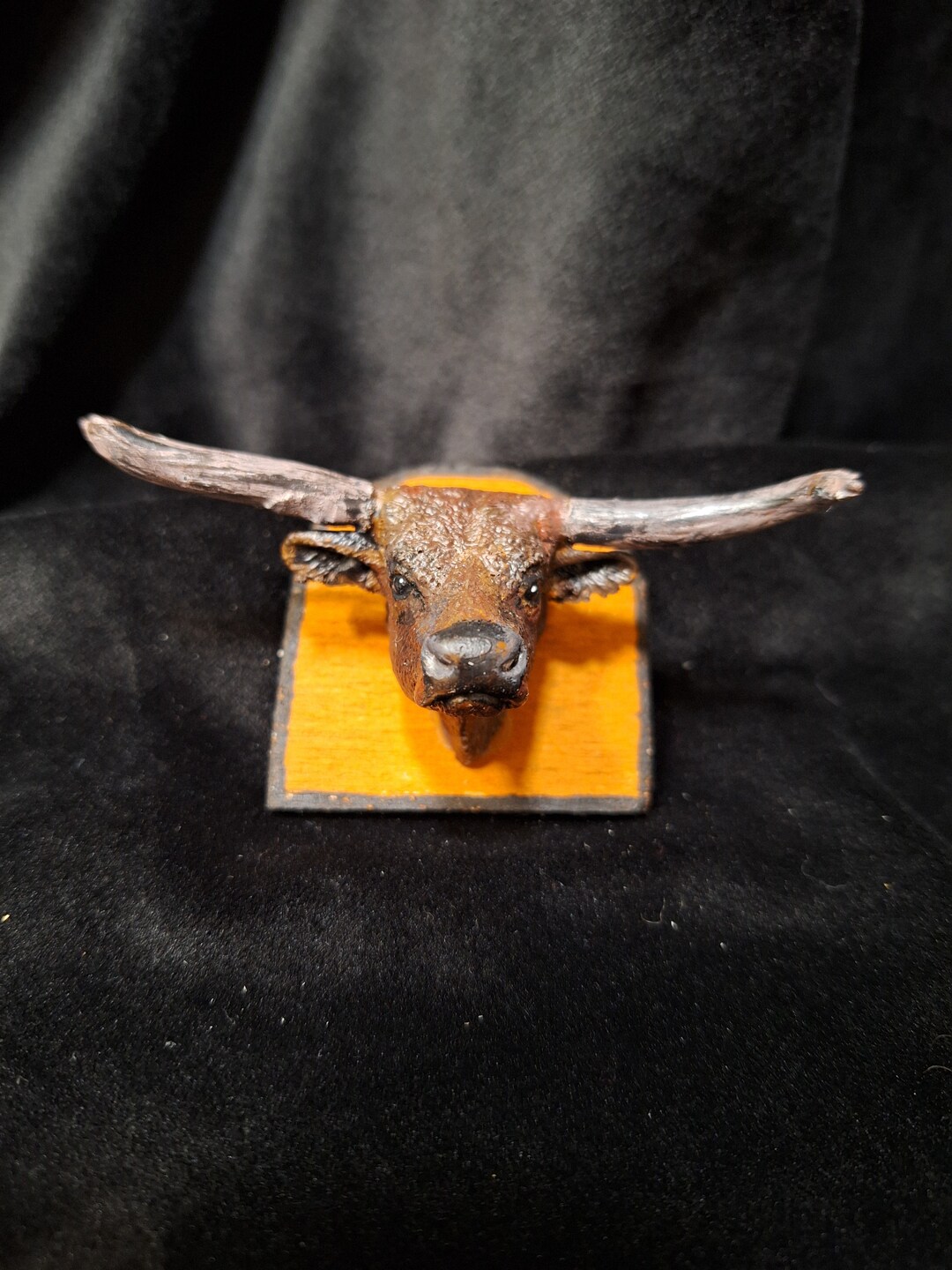 Miniature STEER MOUNTED HEAD - Dollhouse/rolplay/games/parties - Etsy