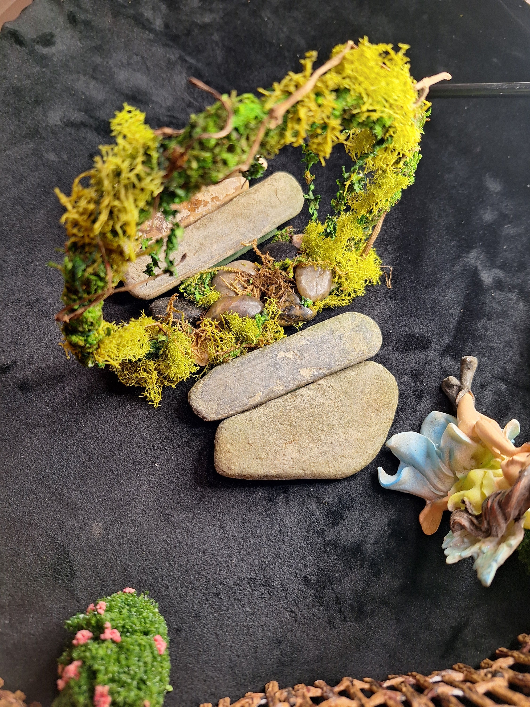 FAIRY ARCH and Rock Path Miniature - Small/dollhouse/fairy Garden/cake ...