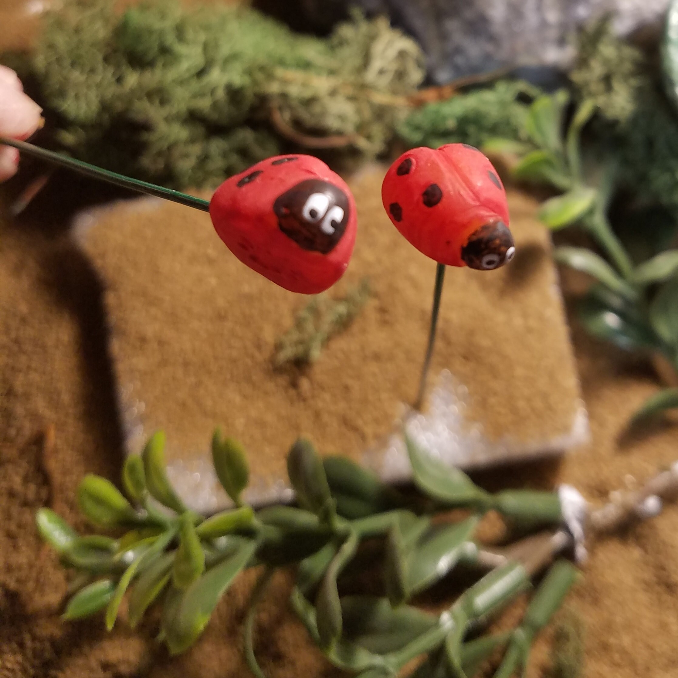 Ladybug Miniatures | Etsy