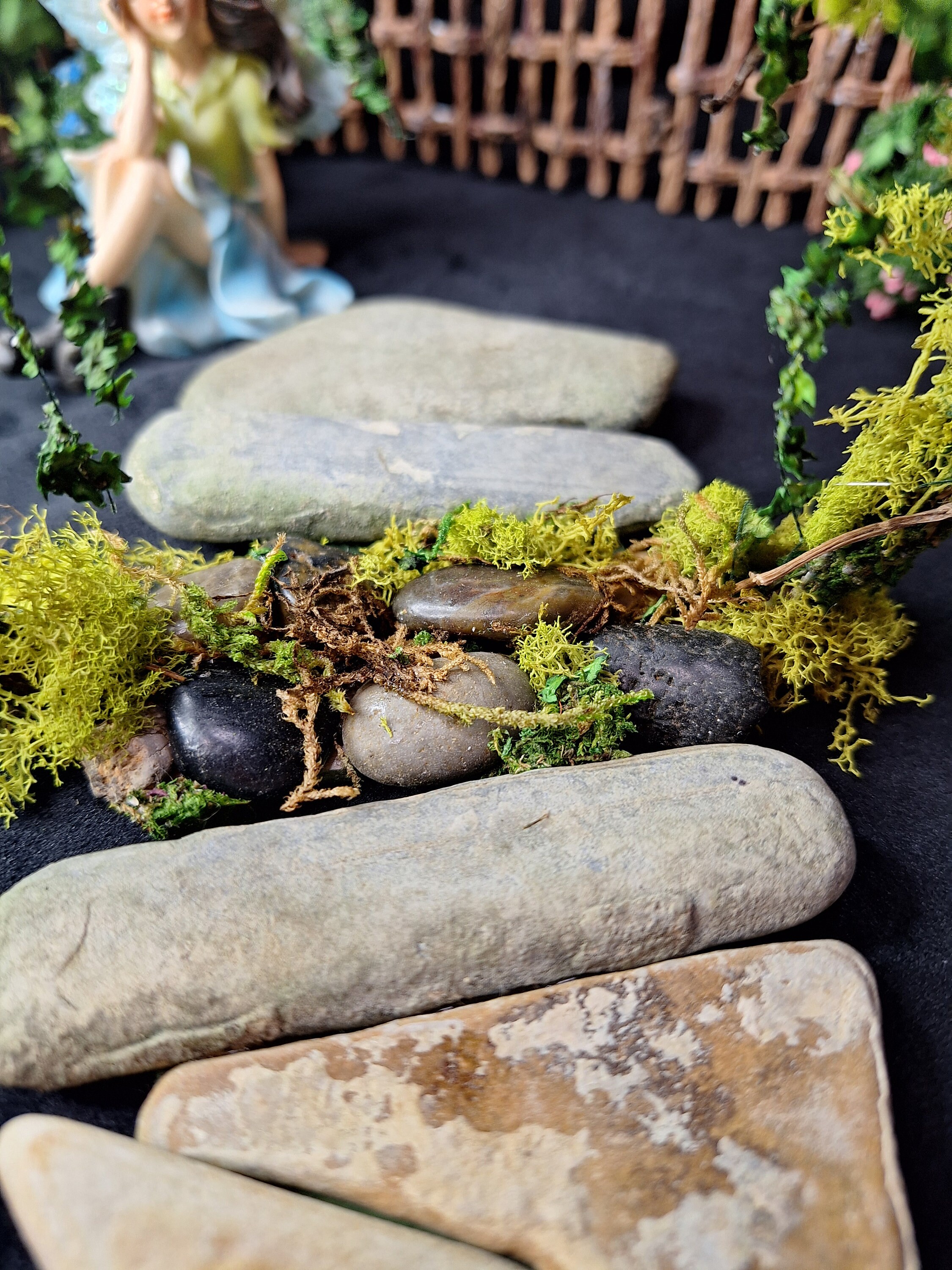 FAIRY ARCH and Rock Path Miniature - Small/dollhouse/fairy Garden/cake ...