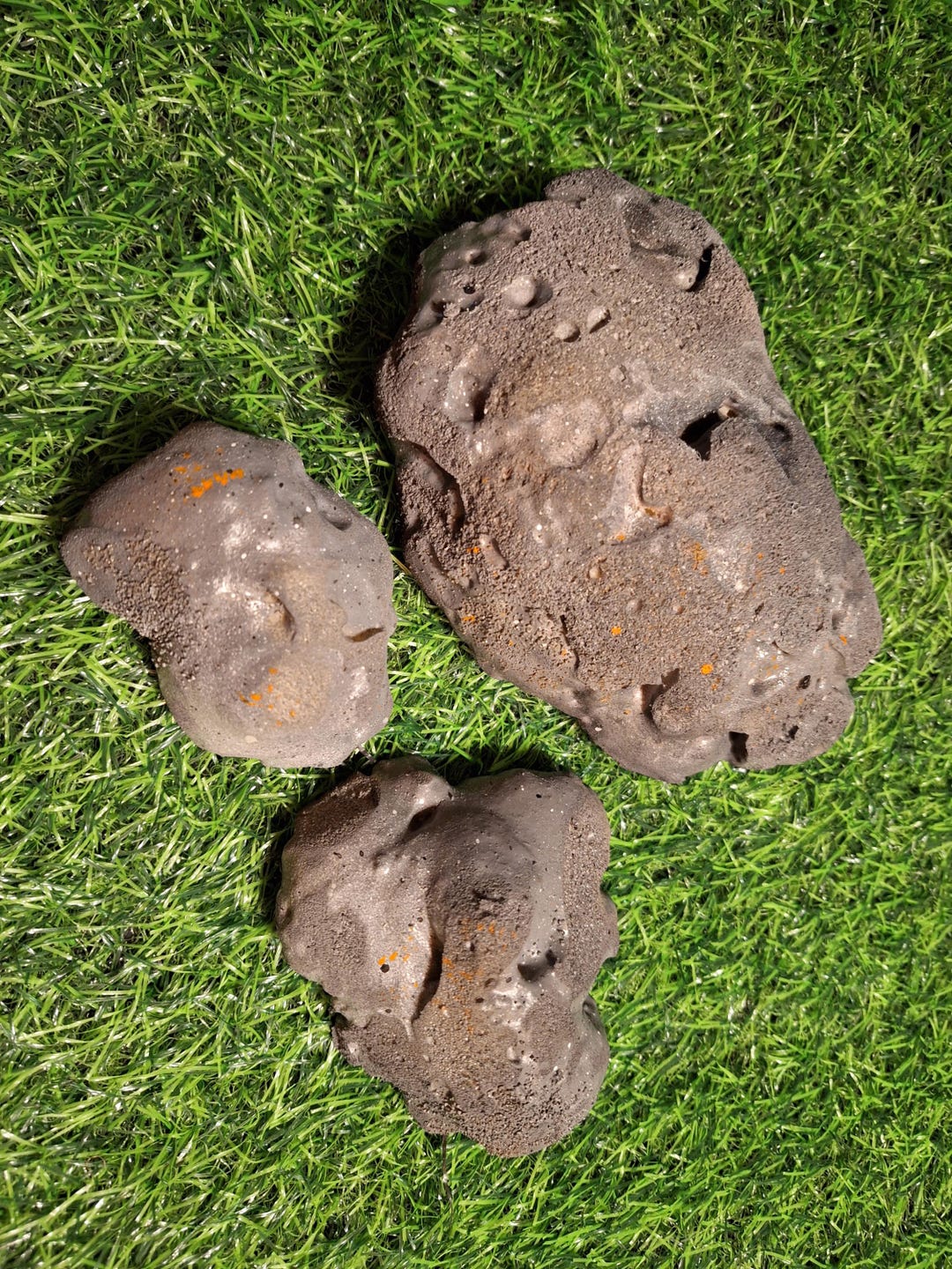 FOAM ROCKS Set of 3 Lightweight Gaming Terrain, Dollhouse Fairy Garden ...