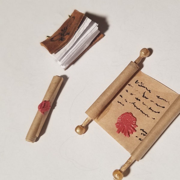 Miniature Scrolls - Etsy
