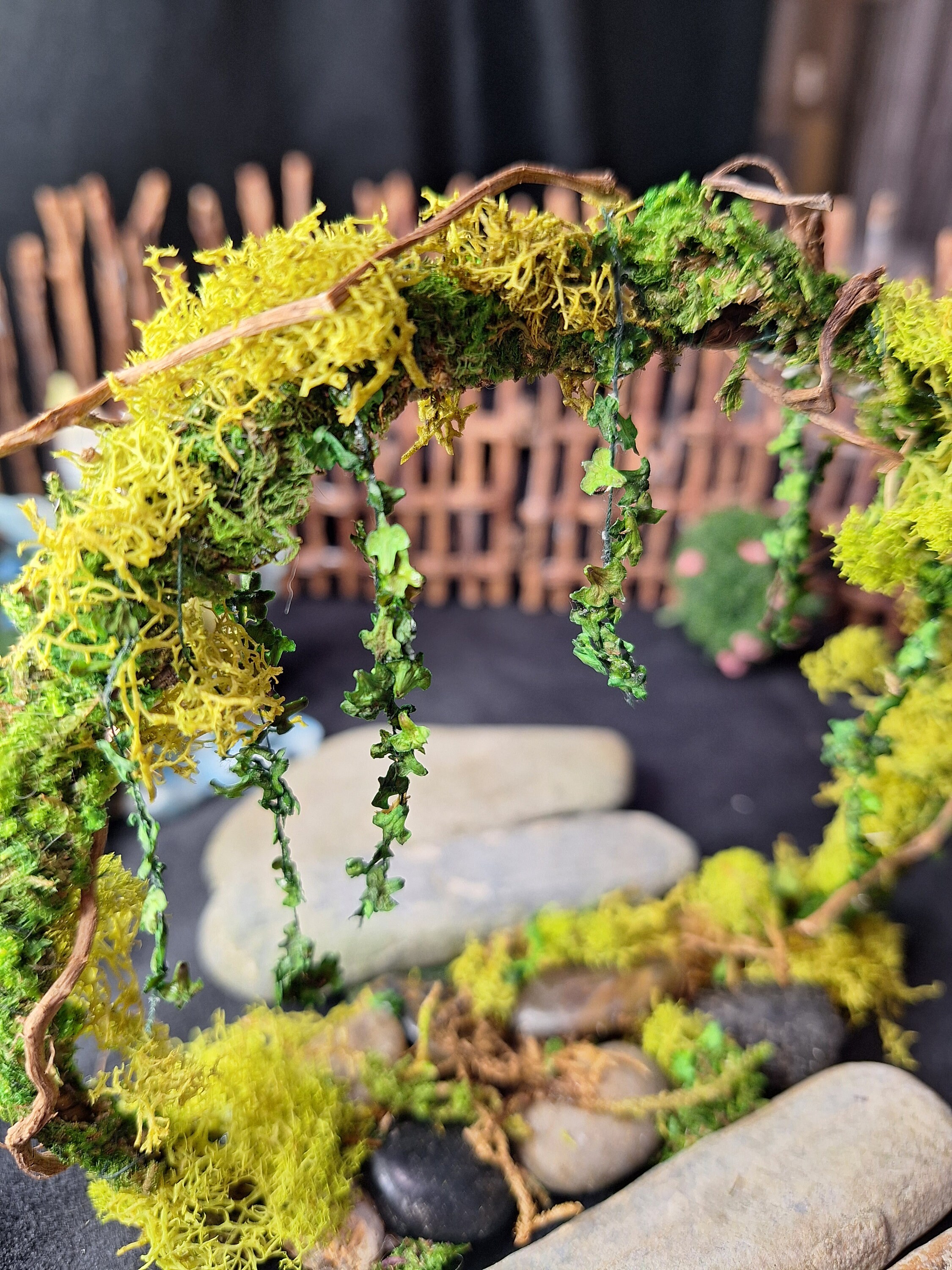 FAIRY ARCH and Rock Path Miniature - Small/dollhouse/fairy Garden/cake ...