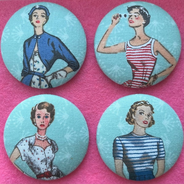 Fabric Magnets - Etsy