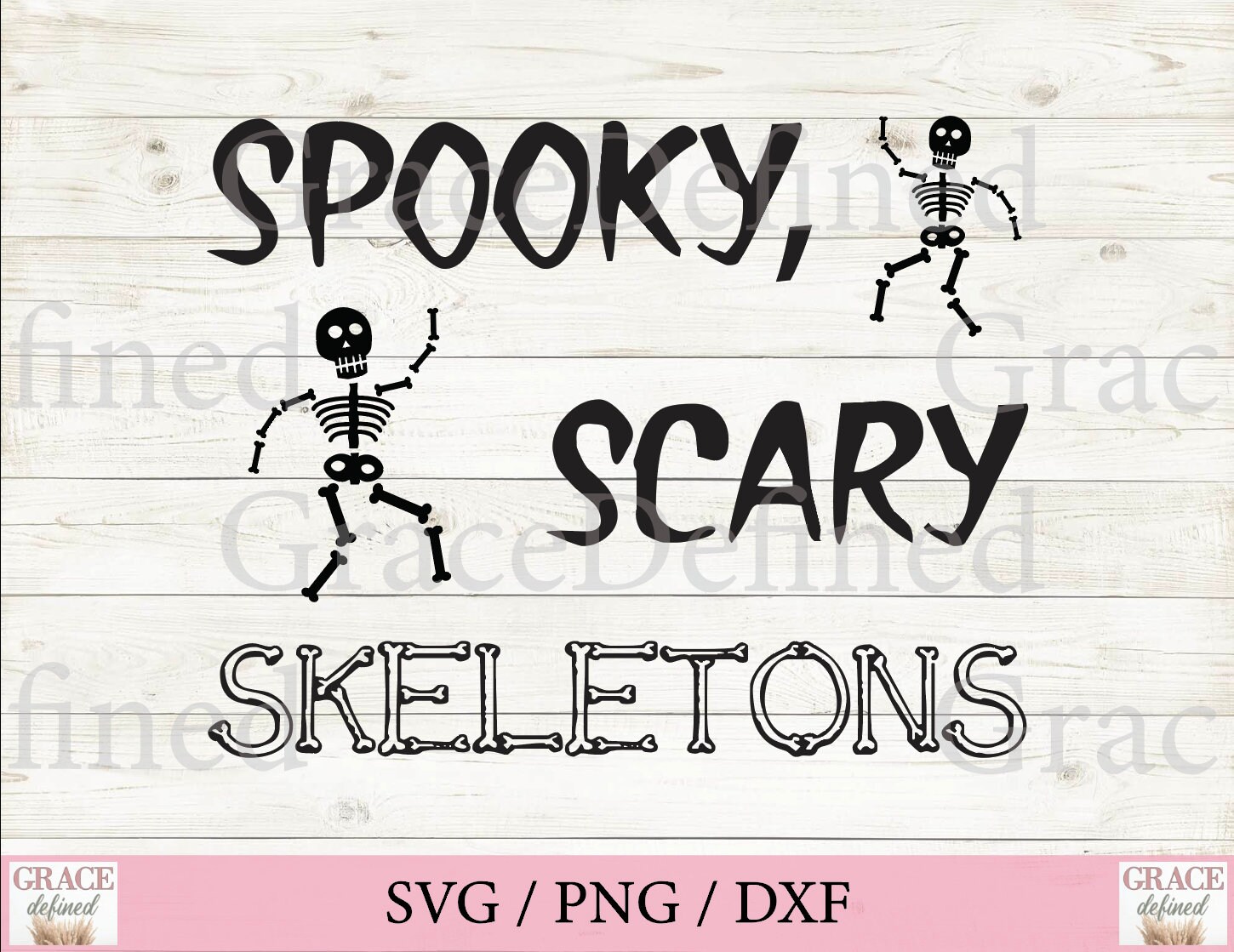 Spooky Scary Skeleton SVG DXF PNG Halloween Svg Cricut Cut - Etsy