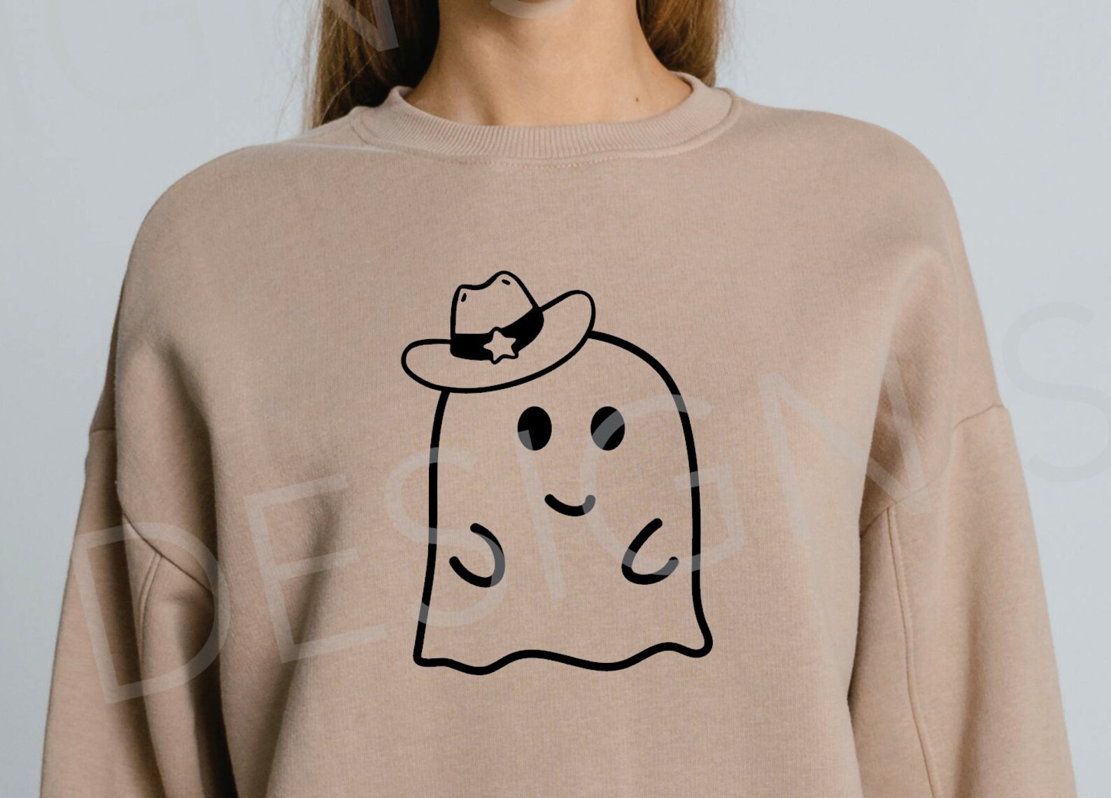 Cowboy Ghost SVG, PNG, DXF, Halloween Cricut Cut File - Etsy