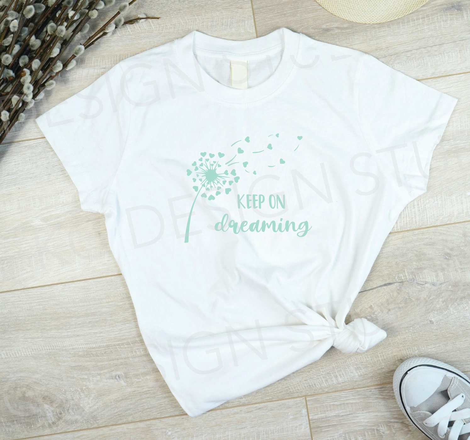 Keep on Dreaming Dandelion SVG PNG DXF, Cricut Cut File, Digital ...