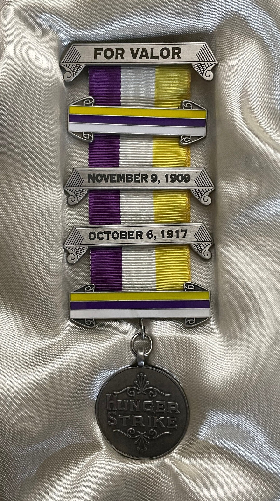 Rare Reproduction Suffragette *hunger Strike Medal* *alice Paul ...