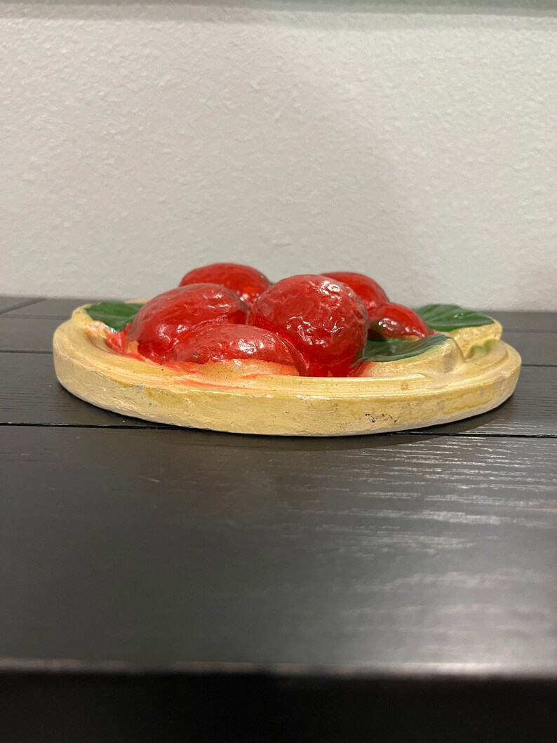 Vintage Chalkware Strawberry Wall Hanging - Etsy