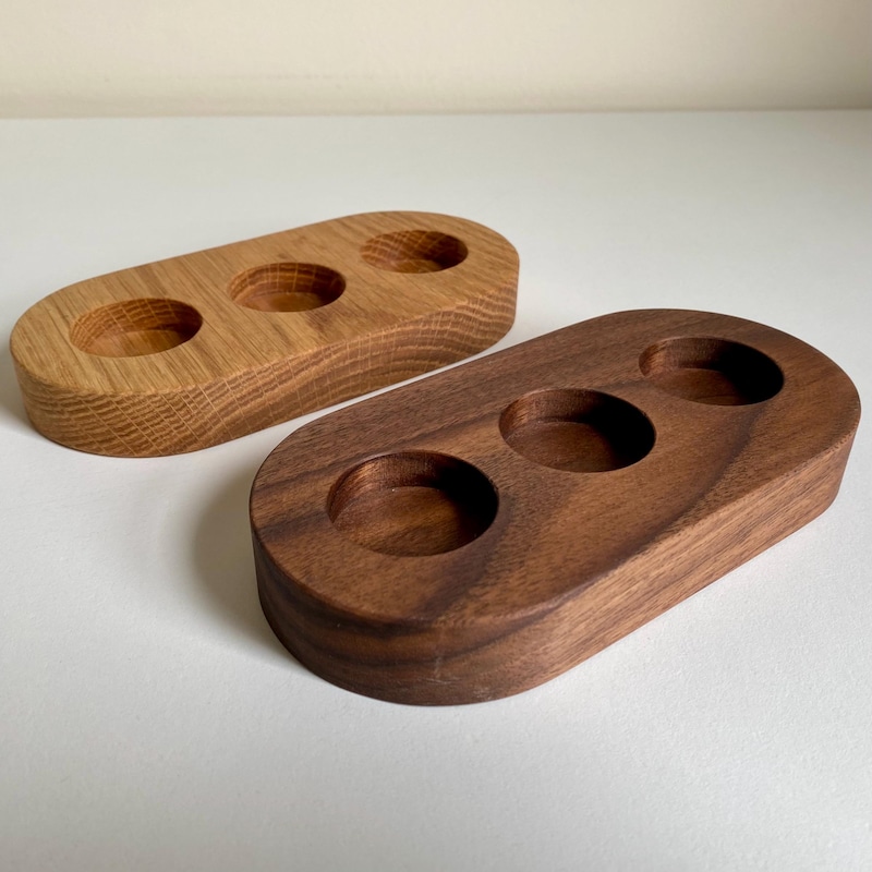 Walnut Tea Light Holders - Etsy