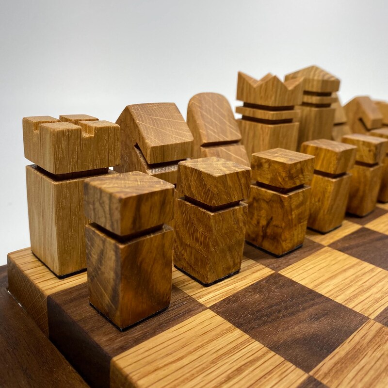 Minimalist Chess Set - Etsy