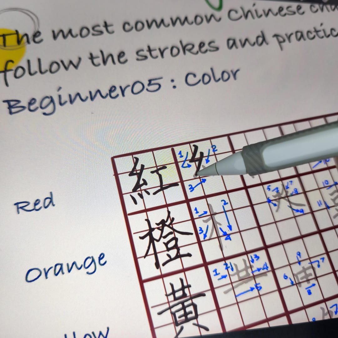 Chinese Characters Worksheet Chinese Calligraphy Learning Printable ...