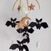 Bat Baby Mobile, Bat Nursery Mobile, Hanging Bat, Halloween Baby Mobile ...