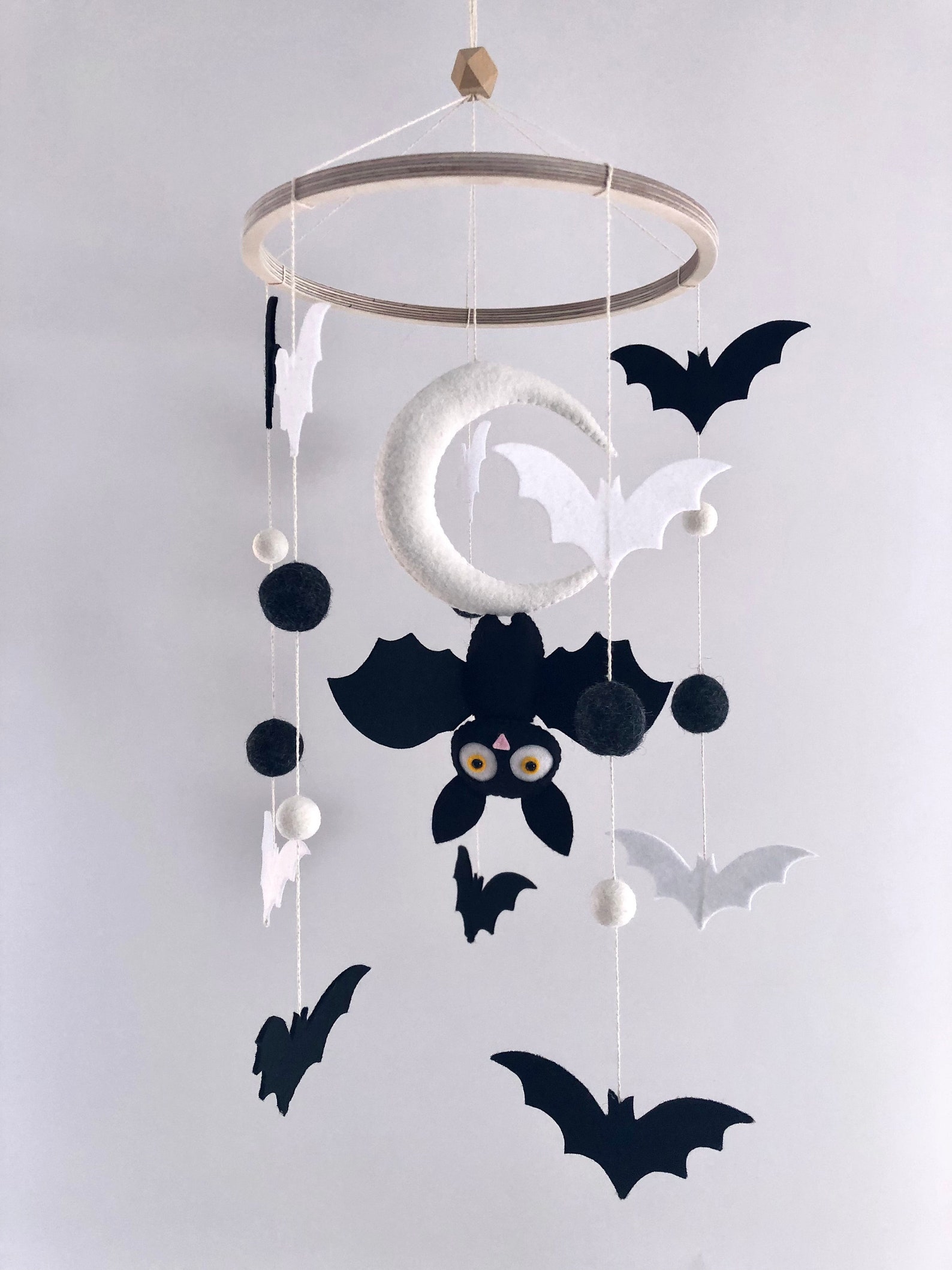 Bat Baby Mobile Bat Nursery Mobile Hanging Bat Halloween | Etsy