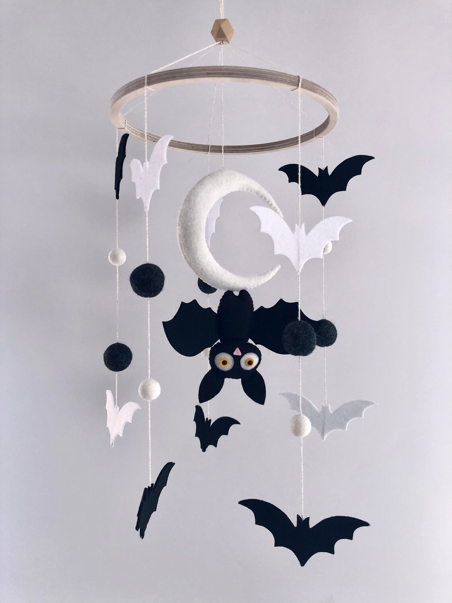Bat Baby Mobile Bat Nursery Mobile Hanging Bat Halloween | Etsy