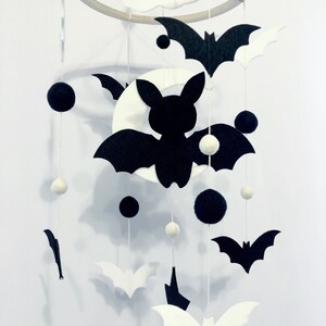 Bat Baby Mobile, Bat Nursery Mobile, Hanging Bat, Halloween Baby Mobile ...