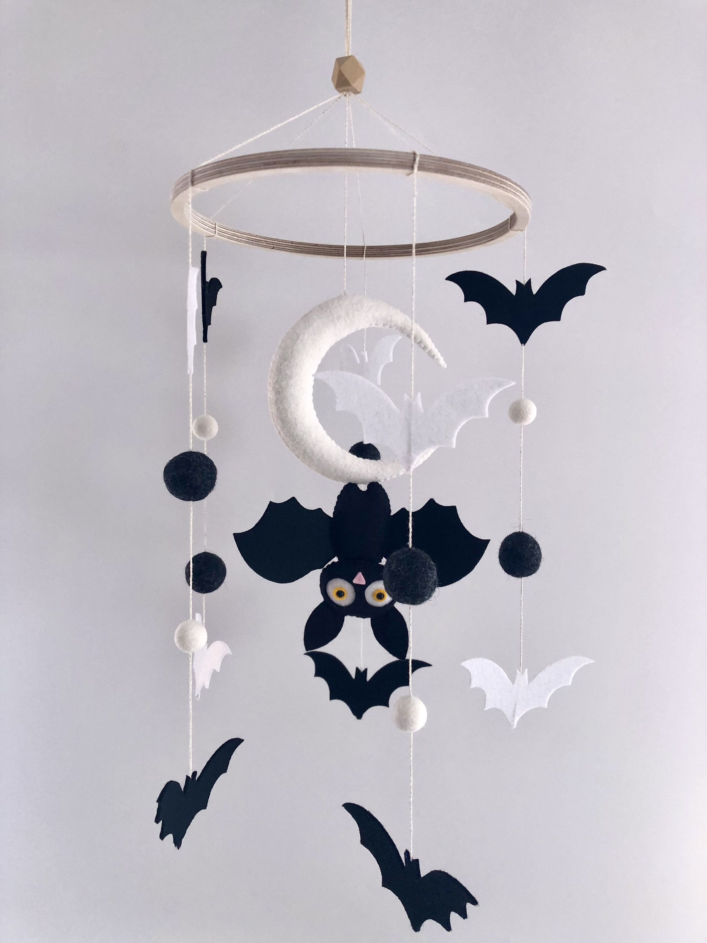 Home & Living Halloween baby mobile Bat nursery mobile Bat baby mobile ...