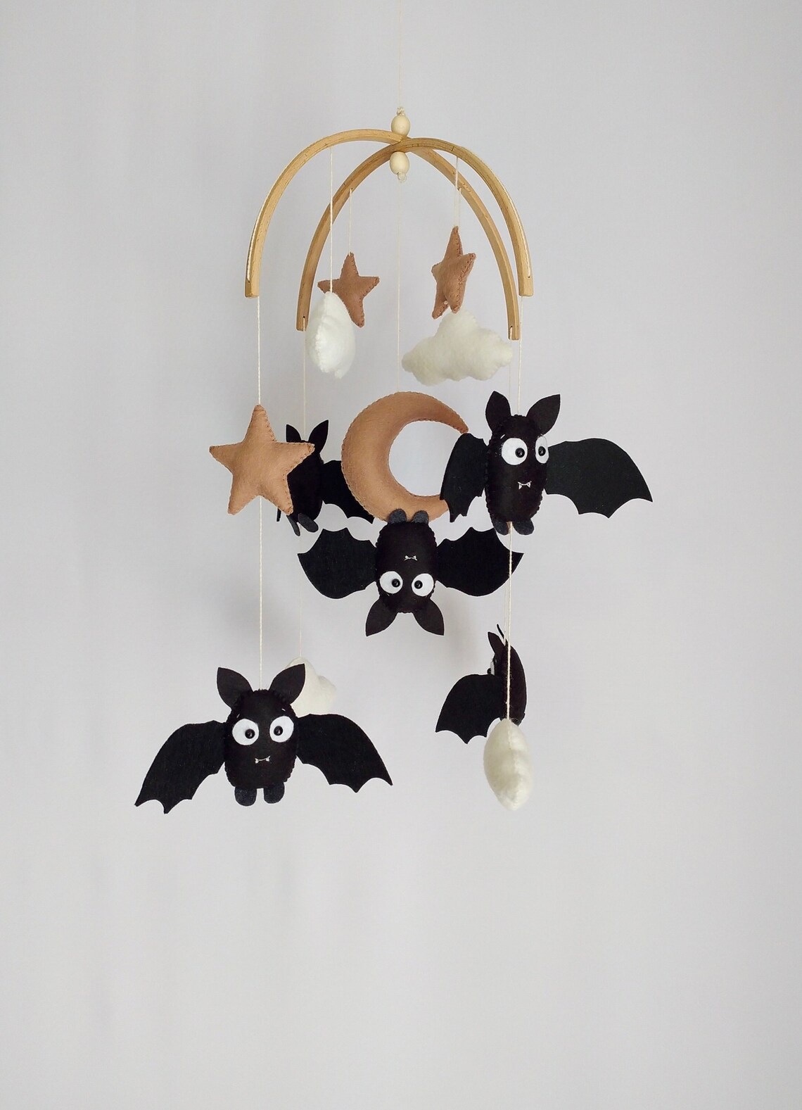 Bat Baby Mobile Bat Nursery Mobile Hanging Bat Halloween - Etsy