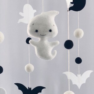Ghost Mobile, Ghost Nursery Mobile, Bat Mobile, Halloween Baby Mobile ...