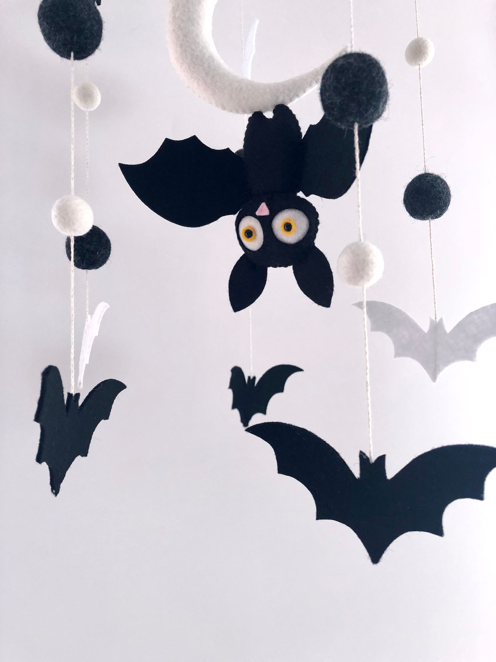 Bat Baby Mobile Bat Nursery Mobile Hanging Bat Halloween | Etsy
