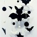 Bat Baby Mobile, Bat Nursery Mobile, Hanging Bat, Halloween Baby Mobile ...