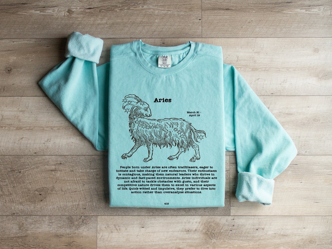 COMFORT COLOR Aries Birthday Gift Unisex, Aries Zodiac, Im Birthday ...