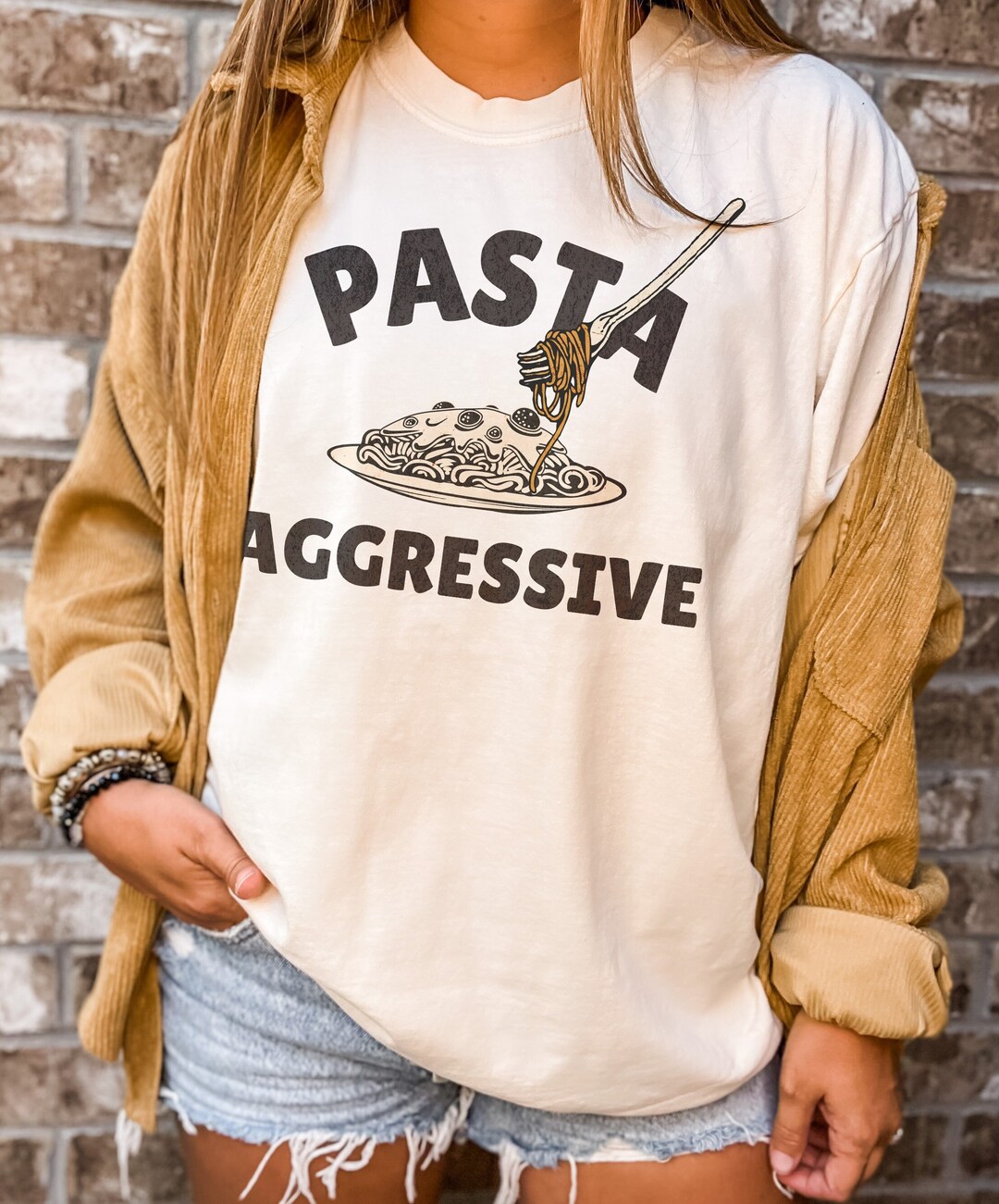 COMFORT COLORS Spaghetti Shirt Food Lover Unisex Tshirt - Etsy