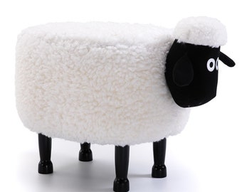 Sheep Footstool - Etsy UK